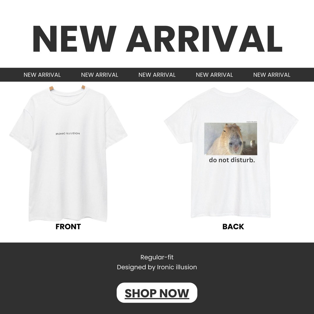 Do Not Disturb, Capybara Shirt, Funny Tshirt, Capybara Tshirt, Loose ...