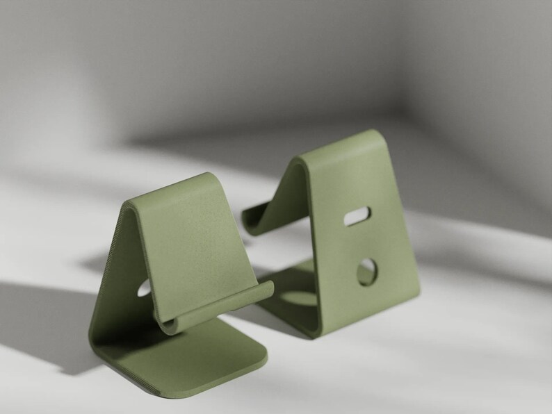 Minimalist Phone Stand – Elegant and Functional - Etsy