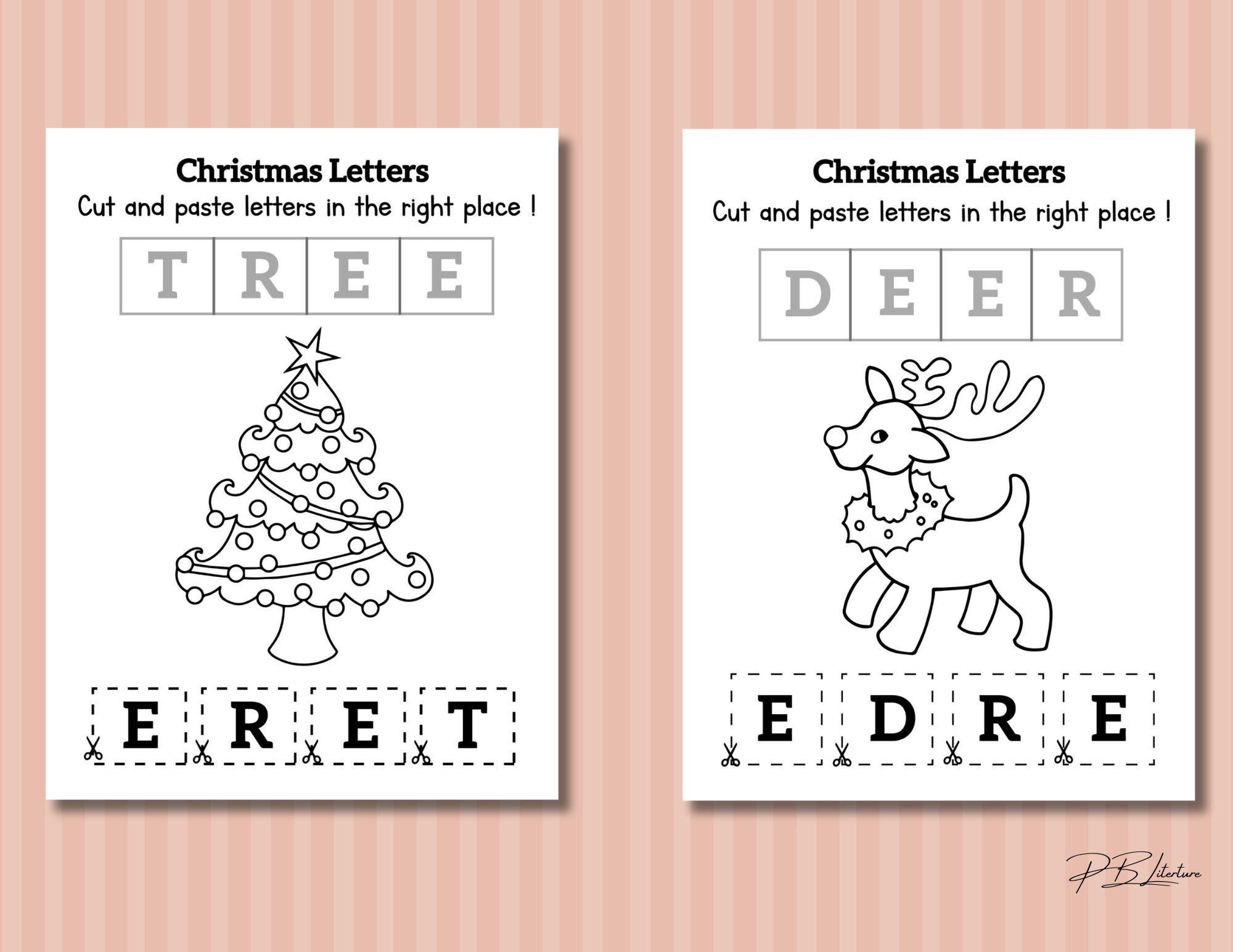 Christmas Busy Book, Christmas Activity Bundle, Printable Christmas ...