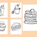 Food & Snacks Coloring Book, Bold and Easy Designs, Food Coloring Pages ...