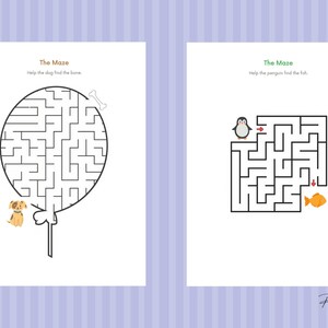 Animals Printable Activity Bundle, Kids Activity Pages, Learning ...