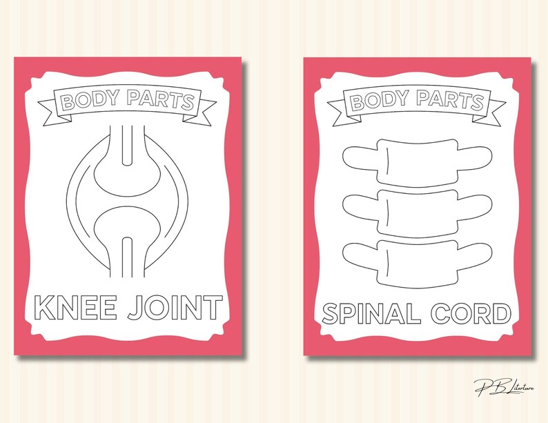 81 Body Parts Human Coloring Pages, Educational Anatomy Coloring Pages ...