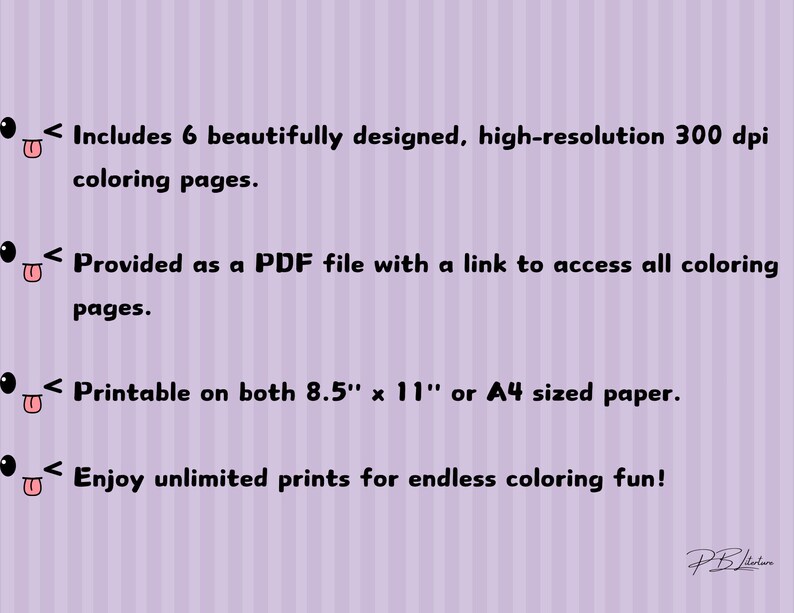 Cute Kawaii Puppy 6 Coloring Pages, Easy Poodle Coloring Book for Kids ...