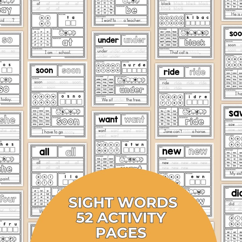 Sight Words - Etsy