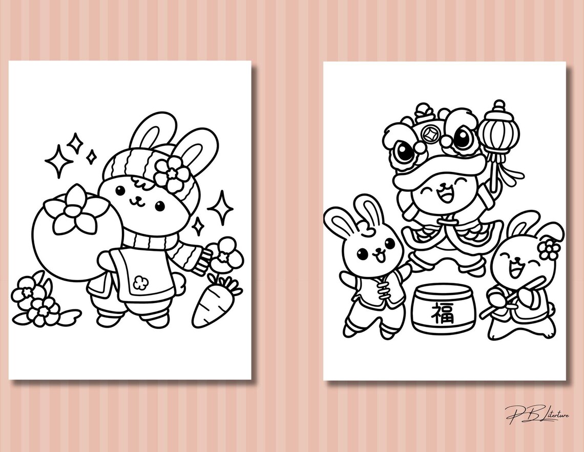 8 Chinese New Year Coloring Pages, Chinese New Year Coloring for Kids ...