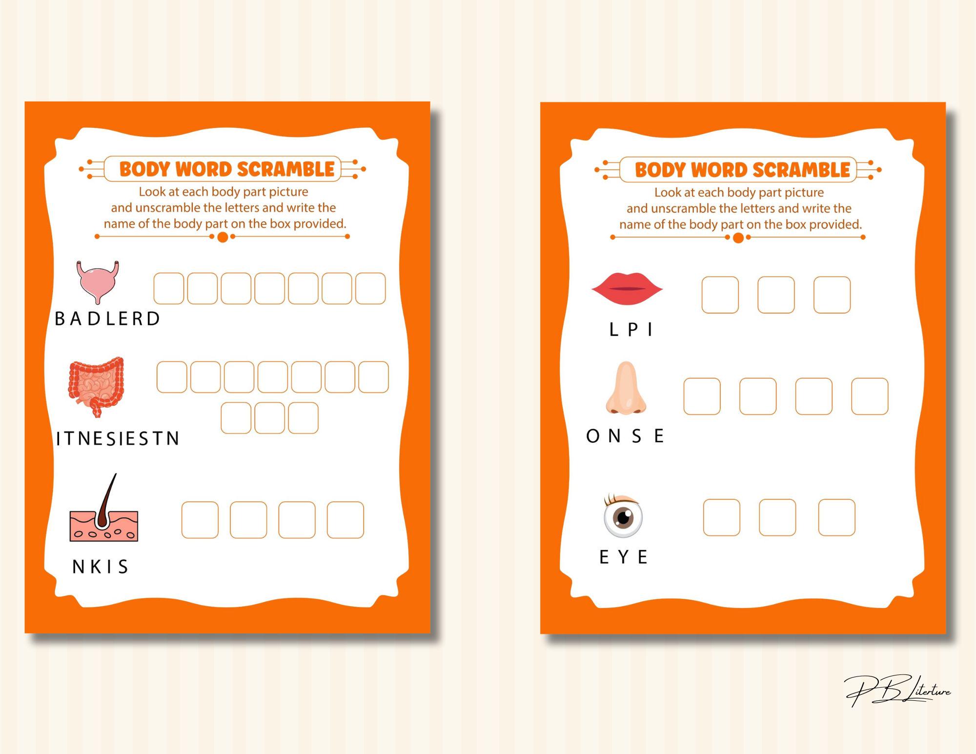 81 Body Parts Human Coloring Pages, Educational Anatomy Coloring Pages ...