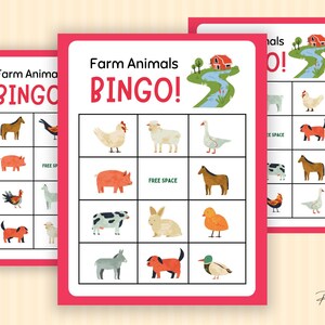 Farm Animals Busy Book, Toddler Preschool Homeschool Printables, Farm ...