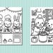 Cozy Friends Cute Animal Characters Coloring Book, Cozy Moments ...