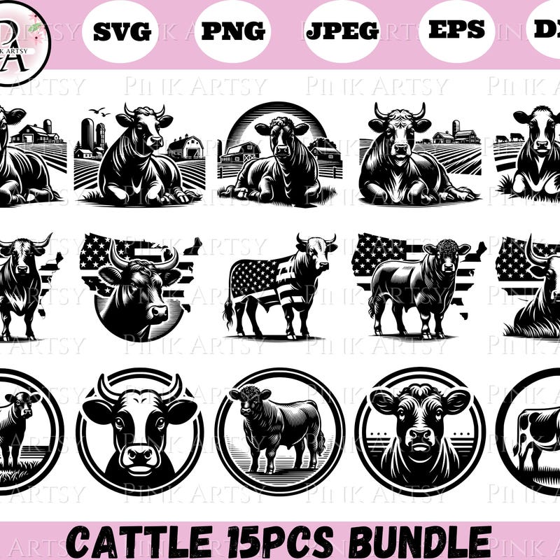 Cattle Svg - Etsy