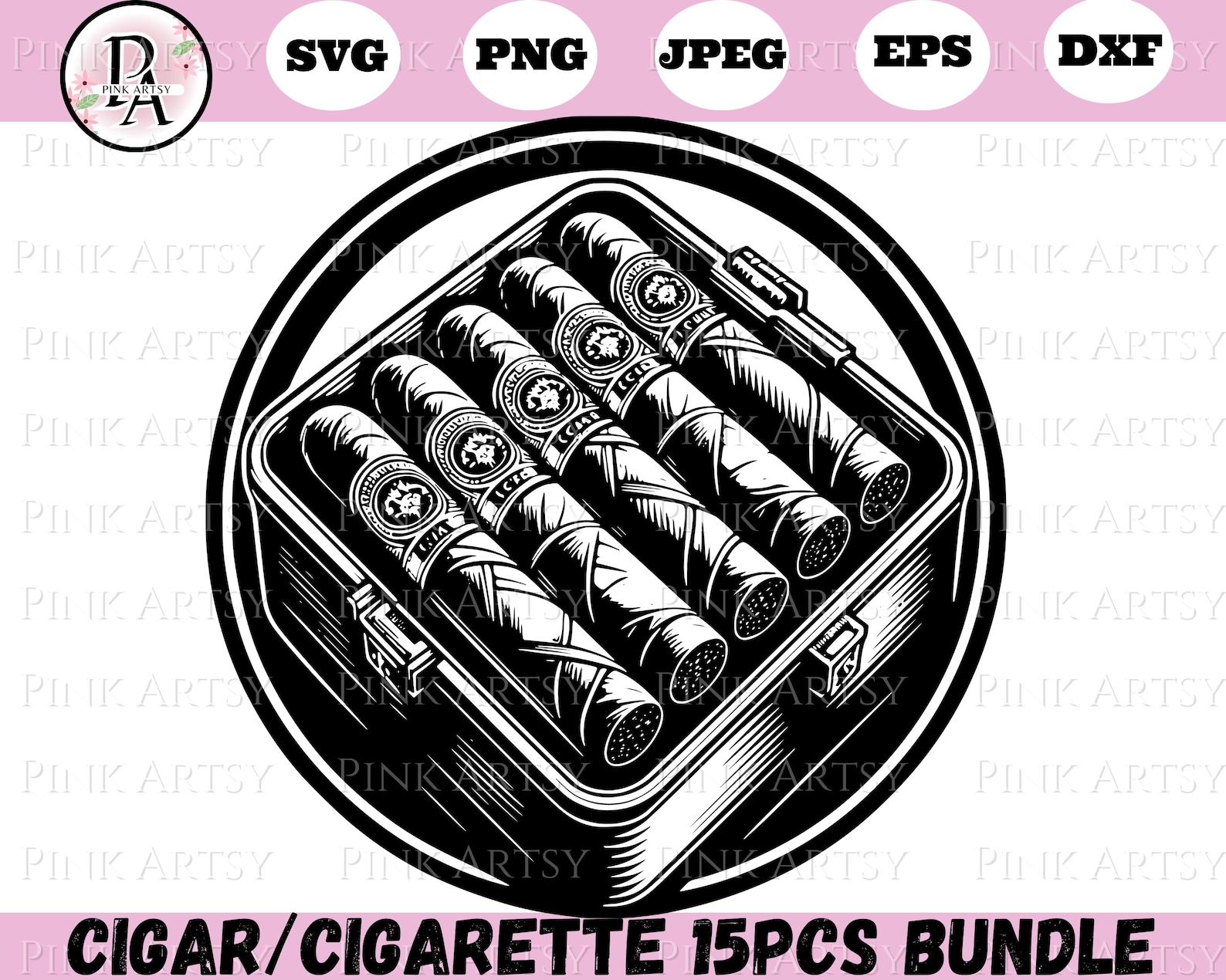 Cigar Bundle Cigarette Bundle Svg Png Jpeg Lightning Cigar Clipart ...