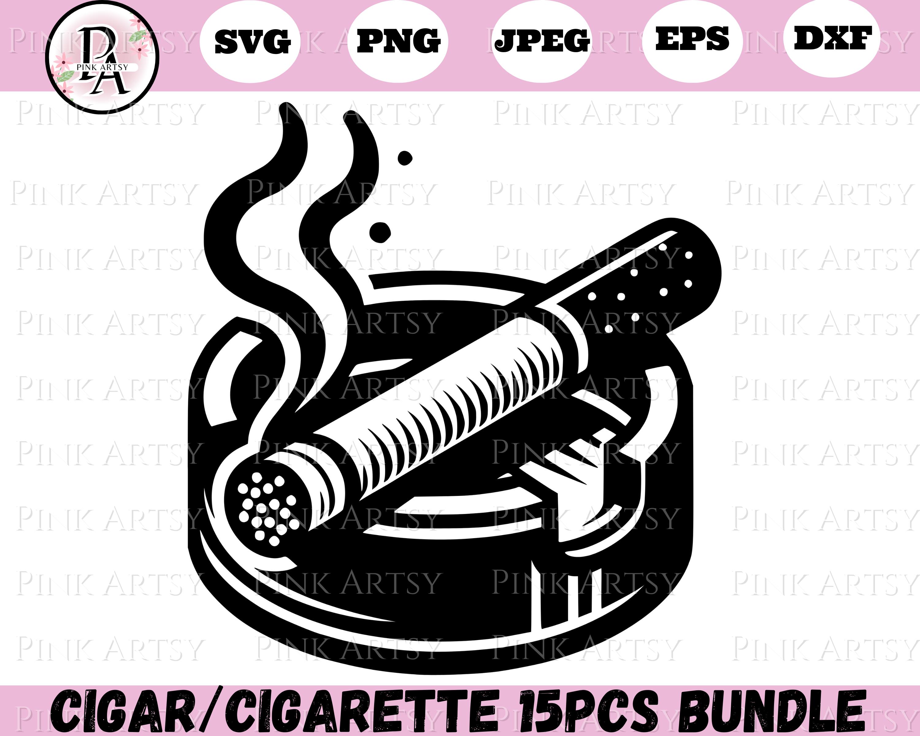 Cigar Bundle Cigarette Bundle Svg Png Jpeg Lightning Cigar Clipart ...