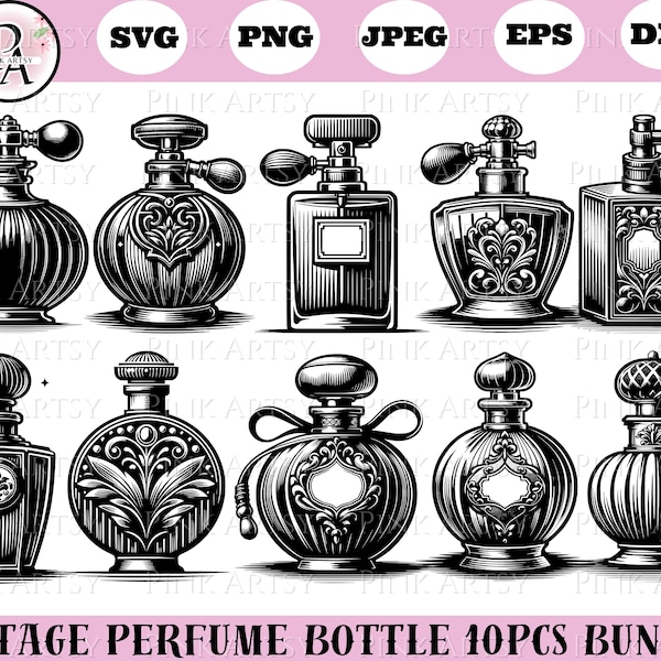 Perfume Bottle Svg - Etsy