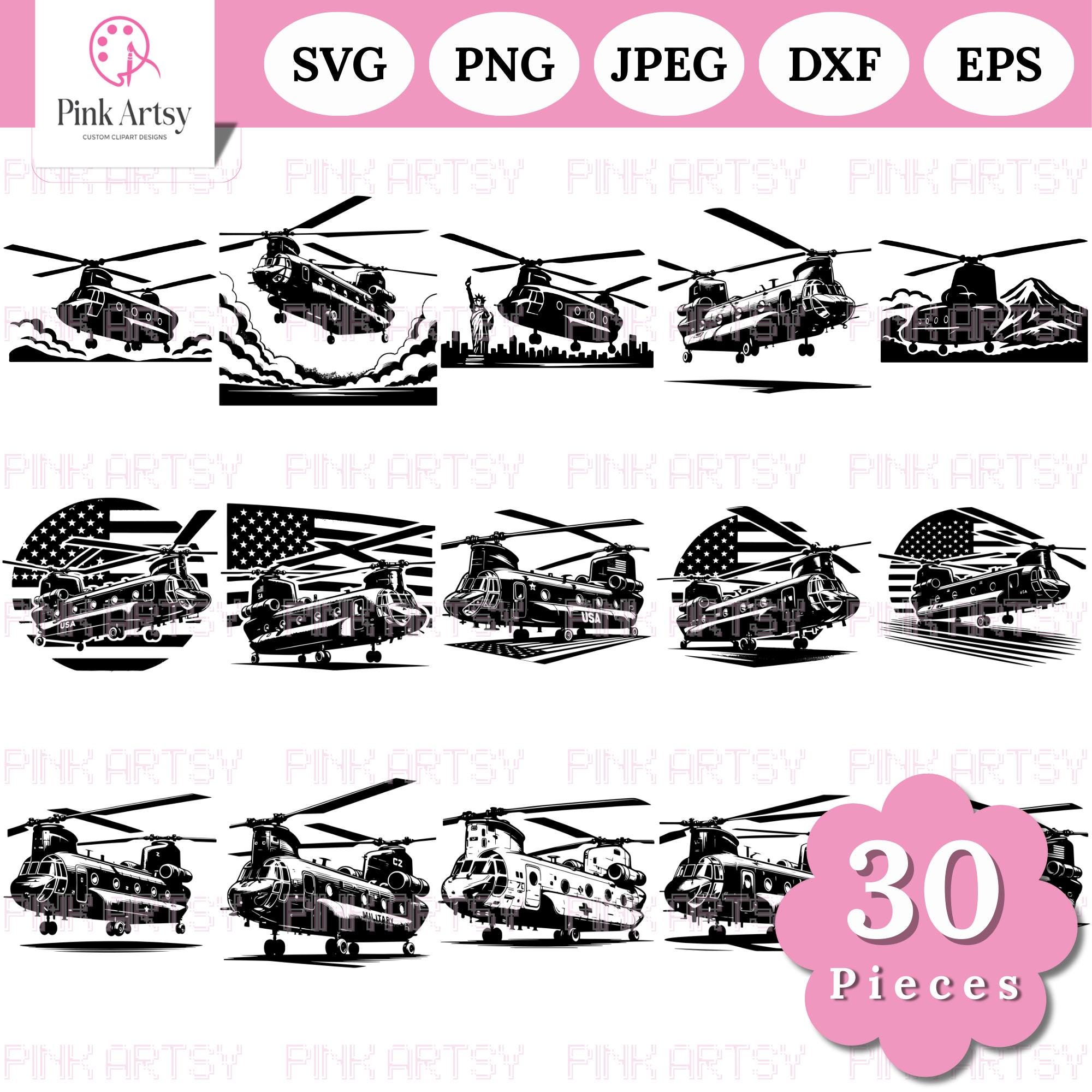 Chinook Aircraft SVG Bundle: RAF Military Designs (digital Download) - Etsy