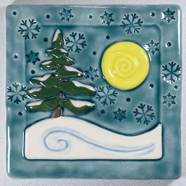 Stoneware Tile - Etsy