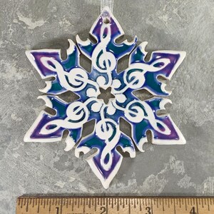 2024 Moonlight Melody Snowflake Christmas Ornament - Etsy