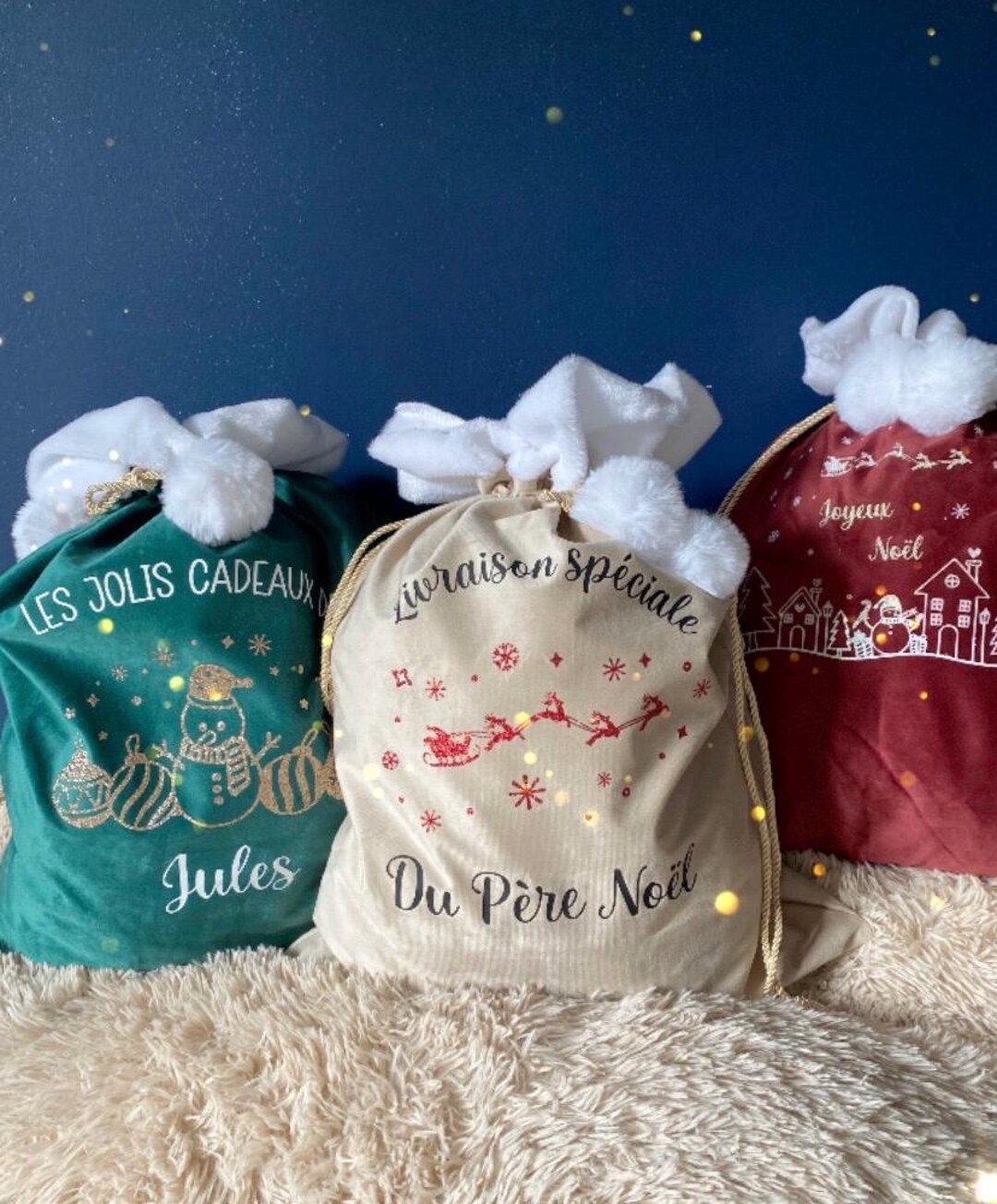 Santa's Sack - Christmas Gift Bag - Etsy