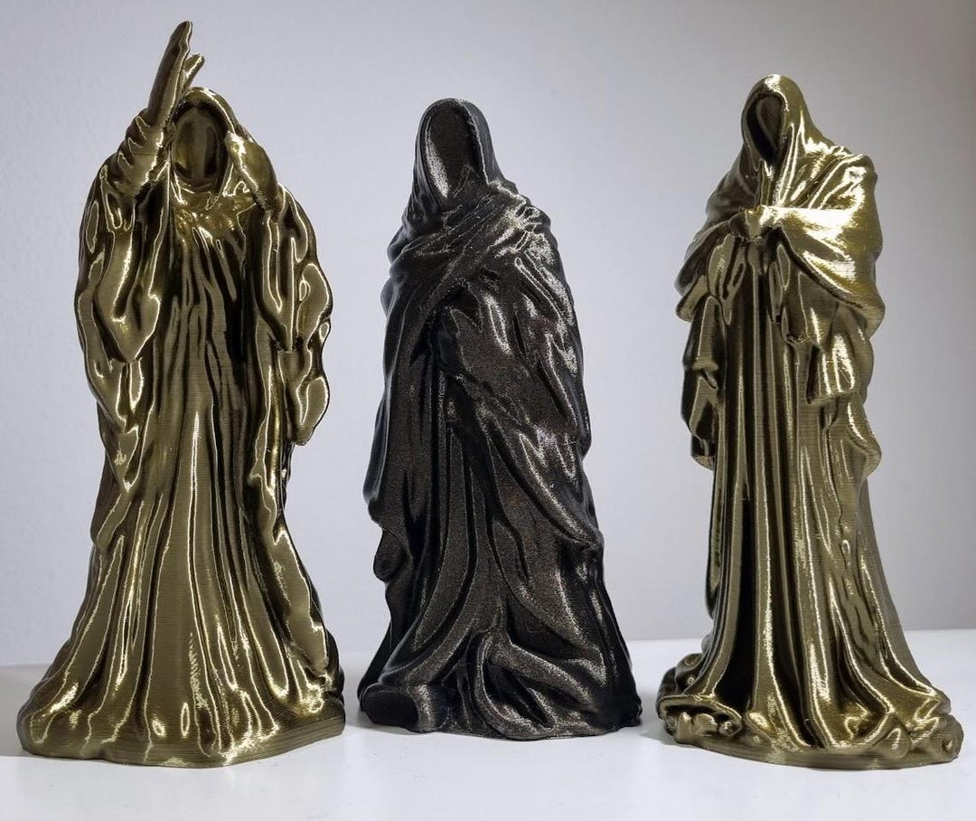 Mysterious Faceless Figurines - 3 Models - STL Printing Files - Etsy