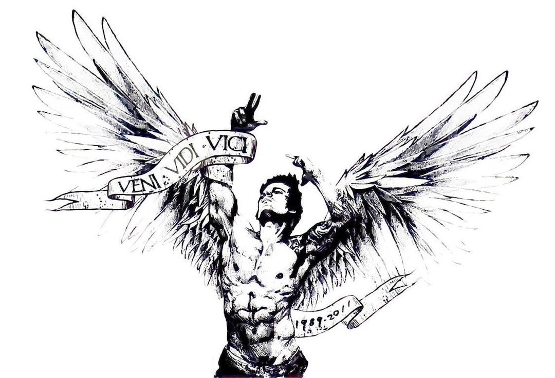 White Iconic Zyzz Poster - Etsy