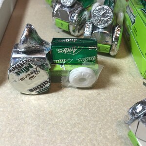 Green Candy Tractors Candy Tractors Party Favors Tractor - Etsy