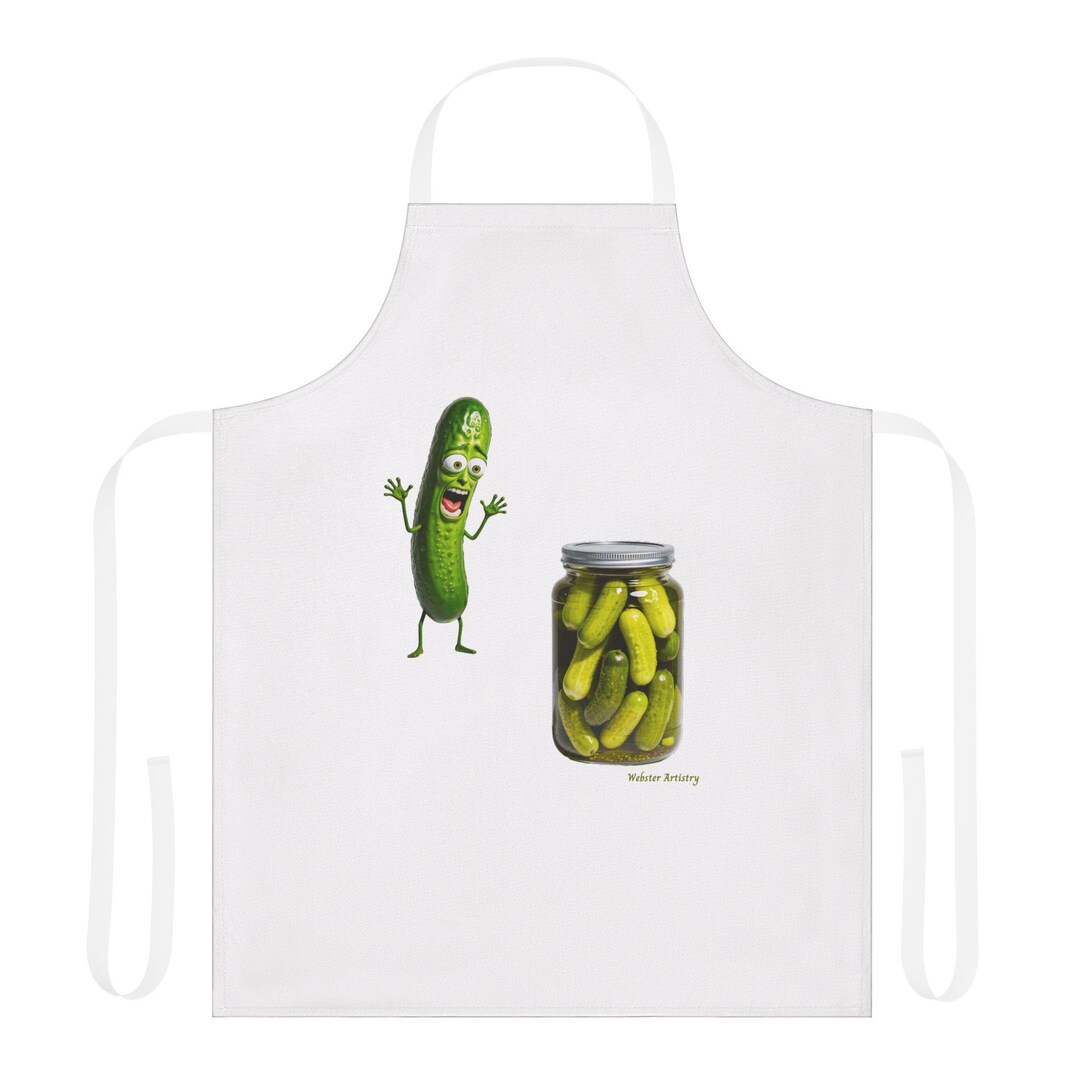 Funny Pickle Panic Apron. A Dill-ightful Kitchen Essential! - Etsy