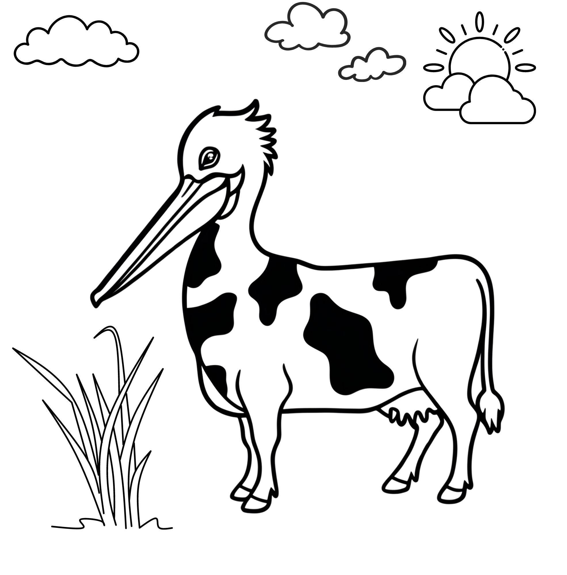 Fantasy Animals. Cute Digital Coloring Book. 35 Pages . Cute, 4-10 Year ...