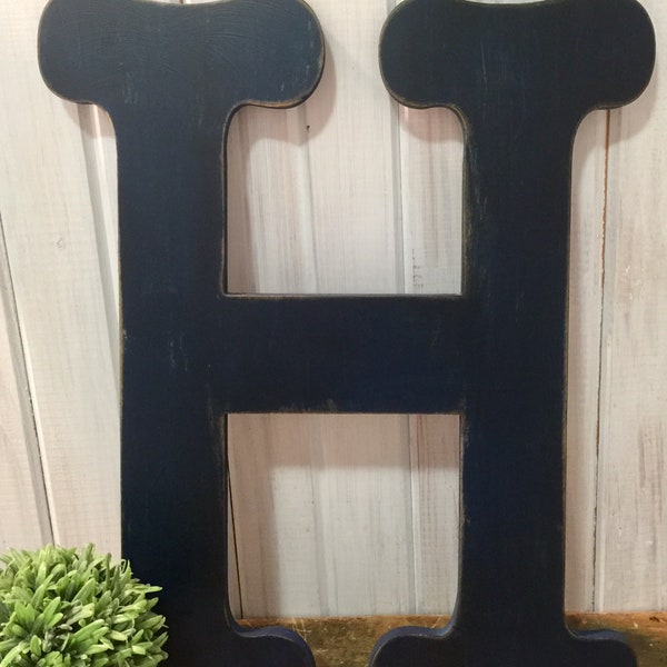 Metal Letter H - Etsy
