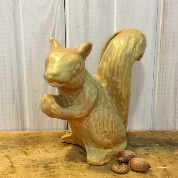 Vintage Squirrel Planter - Etsy