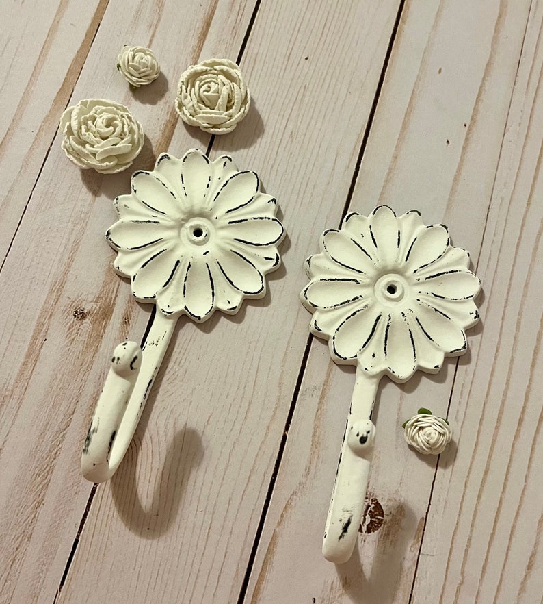 Vintage Inspired Wall Hook ~ Flower Wall Hook ~ Metal Wall Hook ...