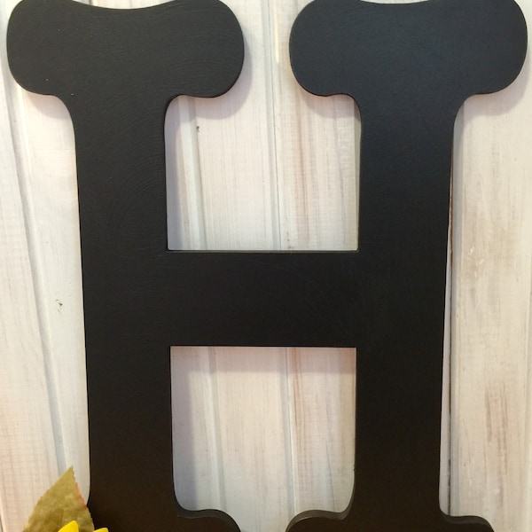 Wood Letter H - Etsy