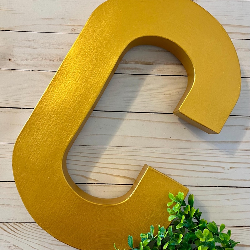 Metal Letter C - Etsy