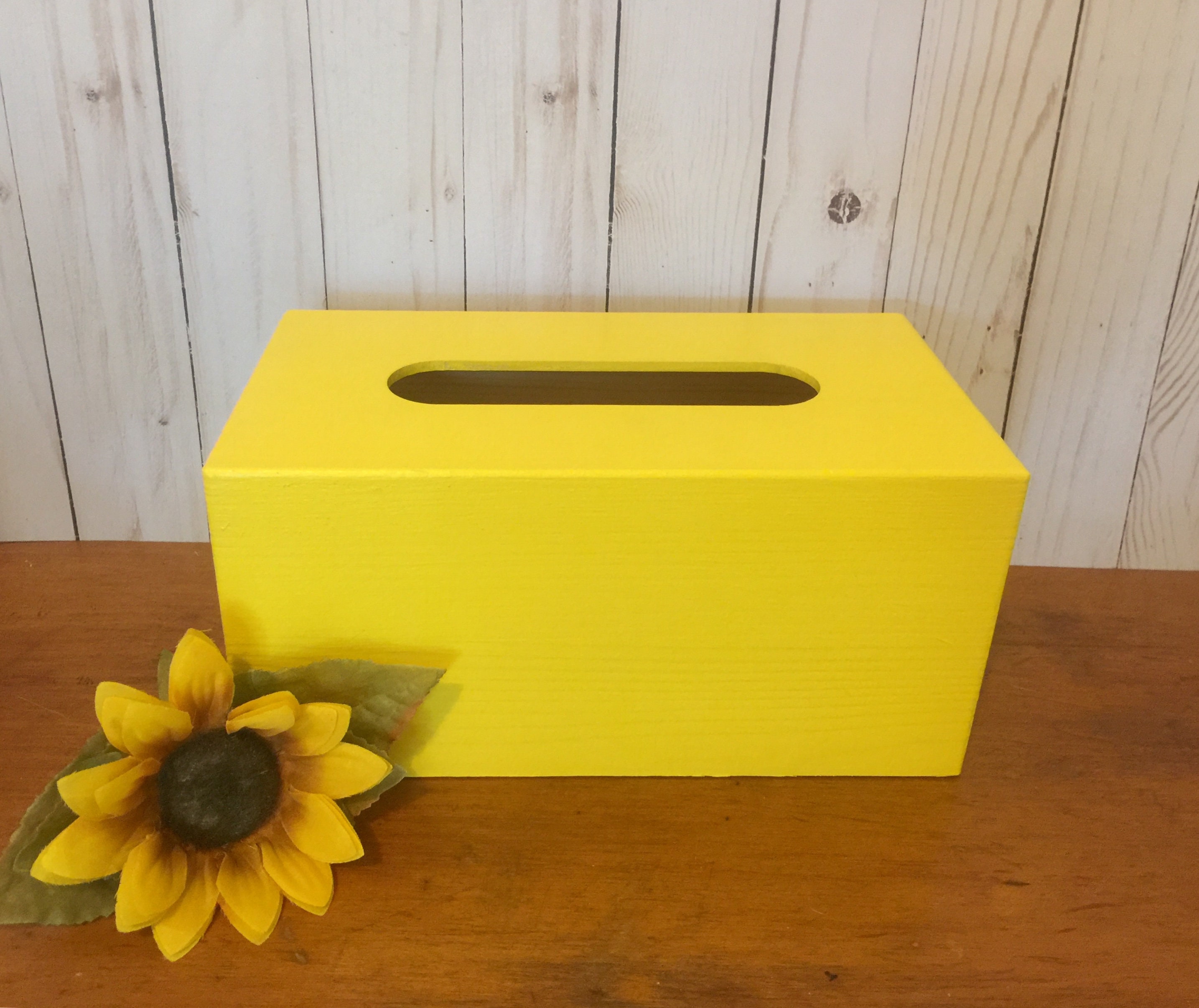 Yellow tissue holder store