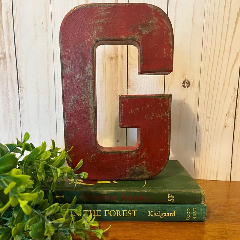 Letter G Sign Vintage - Etsy