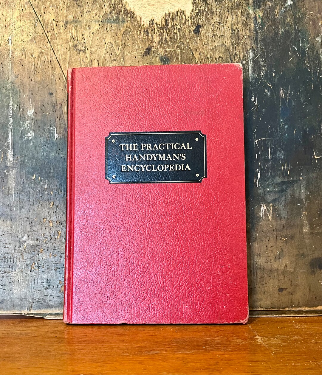 Vintage Handyman Book Red Vintage Book Handyman Encyclopedia Volume 1 ...