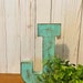 8 Inch Letter H in Burnt Orange ~ Cottage Chic and Distressed ...