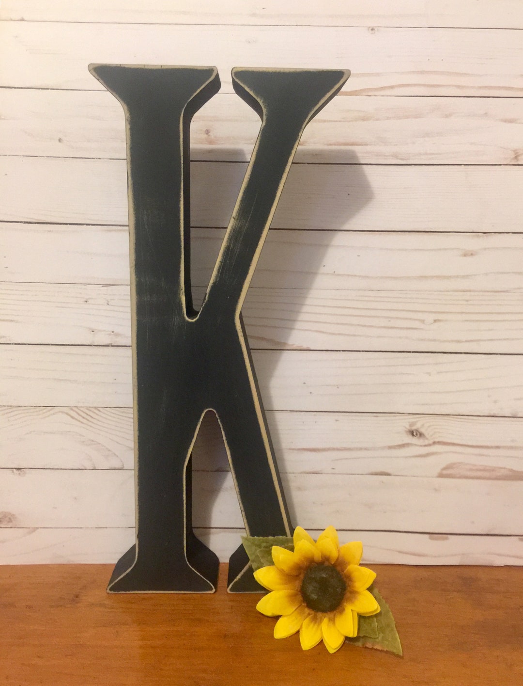 Tall and Skinny Letter K Letter K Distressed Letter K Black Letter K ...