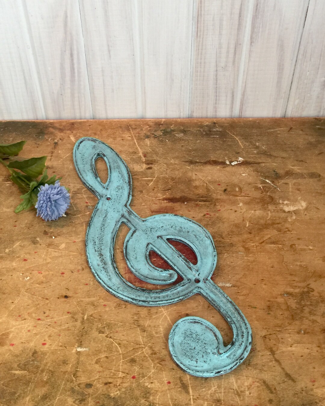 Vintage Inspired Treble Clef Sign ~ Cast Iron Wall Hanging ~ Music in ...
