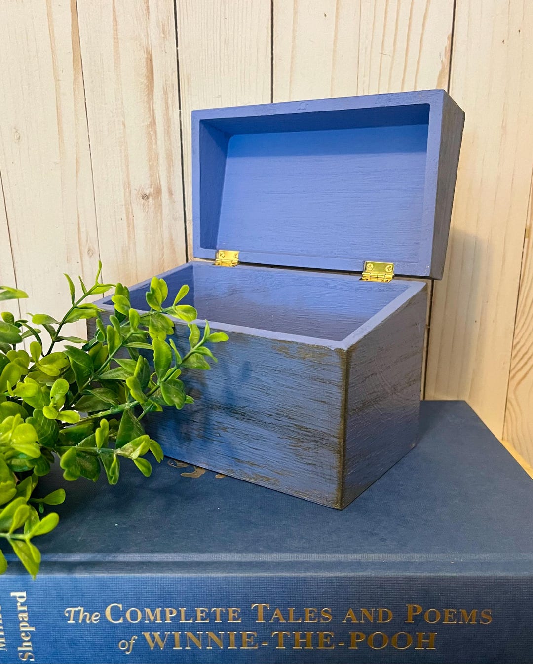 Recipe Box in Cornflower Blue ~ Card File Box ~ Pick Your Color ...