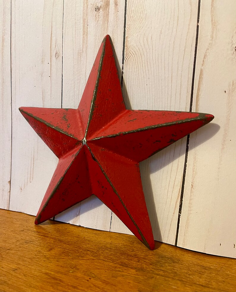 Vintage Inspired Red Star ~ Iron Star ~ Stars and Stripes ~ Americana ...
