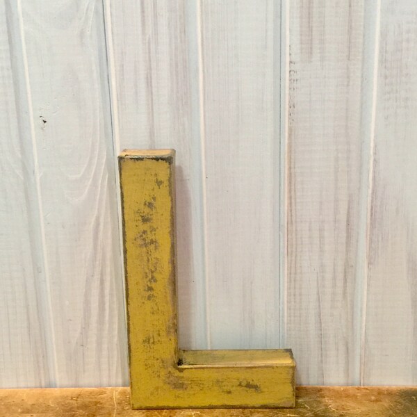 Wooden Letter L - Etsy
