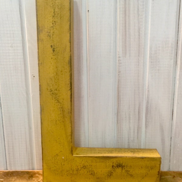 Wooden Letter L - Etsy