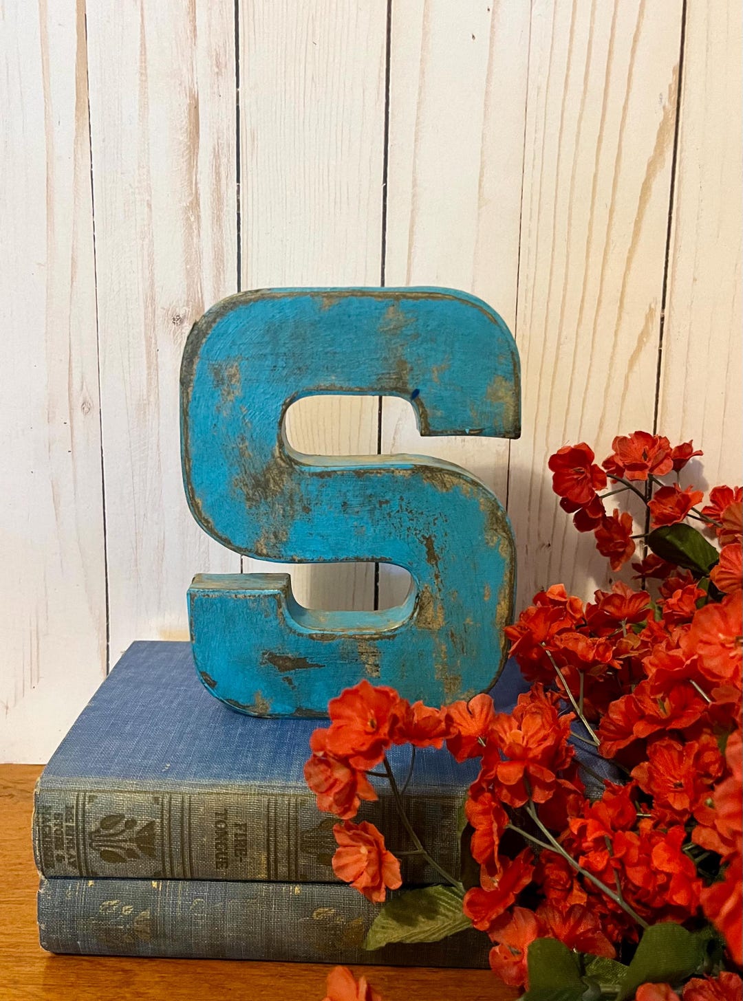 6 Inch Letter S Choose Your Letter and Color Sturdy Paper Mache Letter ...