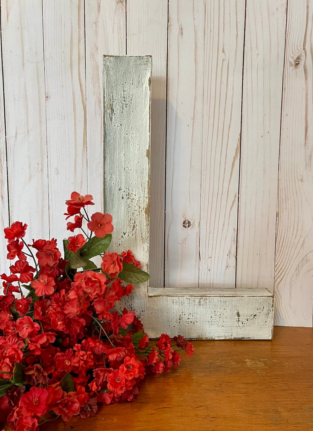 16 Inch Tall Letter S ~ Soft White ~ Cottage Decor ~ Farmhouse ...