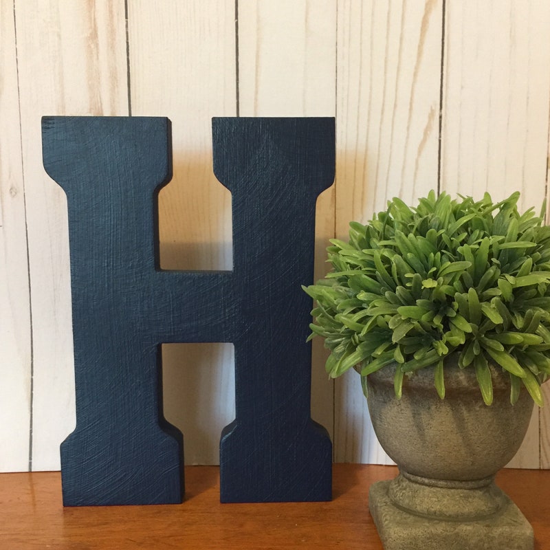 Rustic Wooden Letter - Etsy