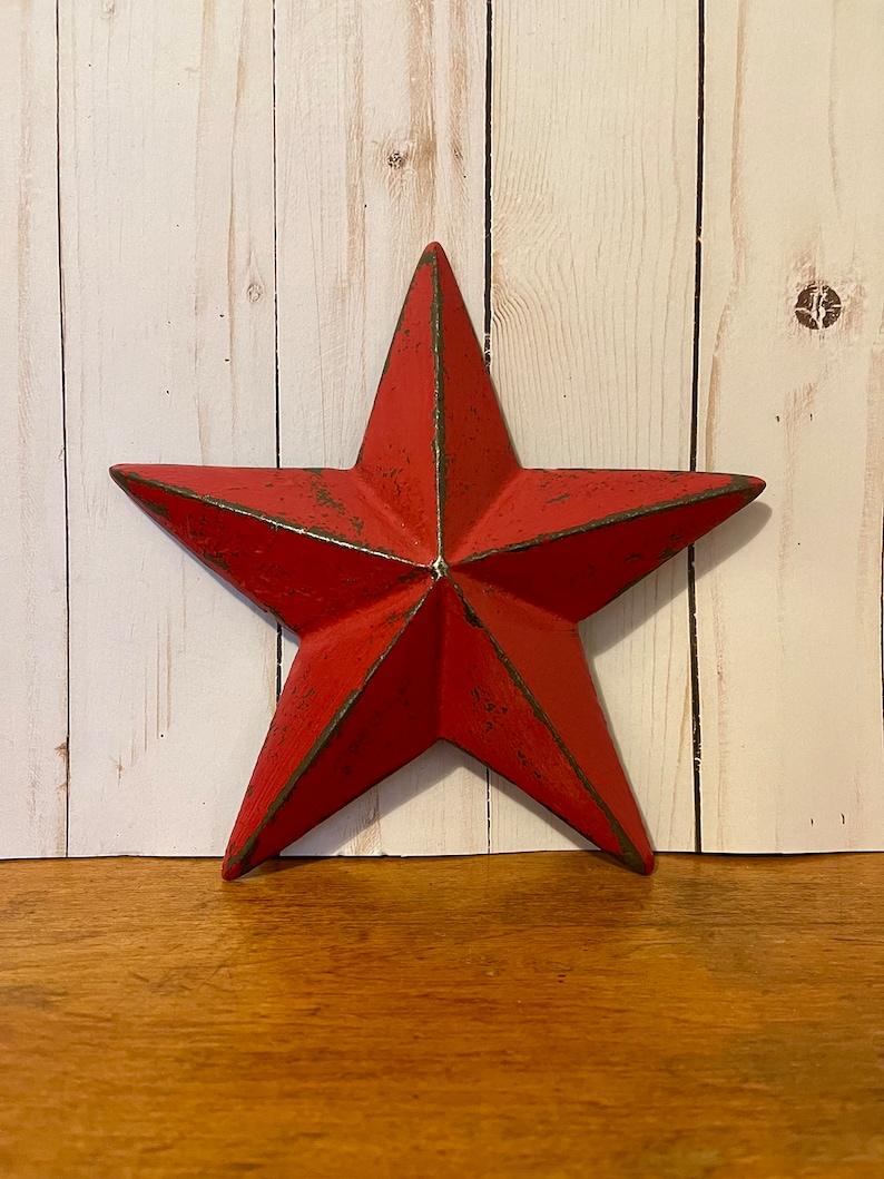 Vintage Inspired Red Star ~ Iron Star ~ Stars and Stripes ~ Americana ...