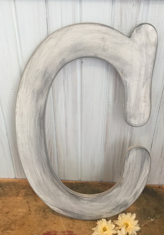 Home & Living Ornaments & Accents Letter E in Soft White ~~ 18 Inch ...