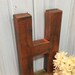 8 Inch Letter H in Burnt Orange ~ Cottage Chic and Distressed ...