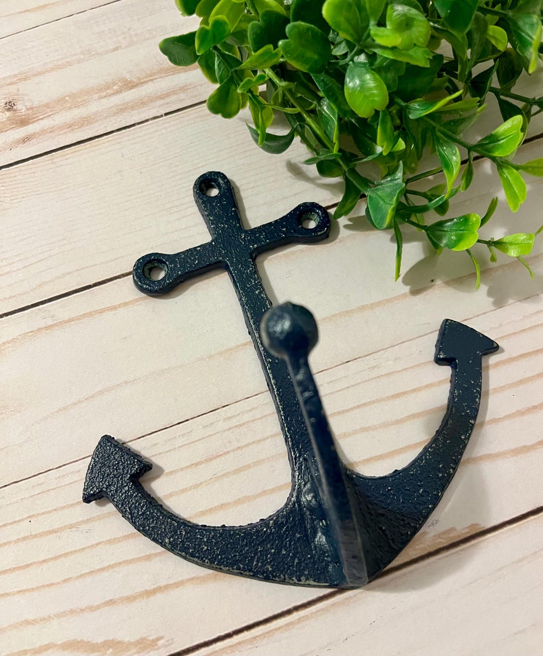 Vintage Inspired Anchor Wall Hook ~ Nautical Decor ~ Beach ~ Metal Wall Hook ~ Choose Your Color ...
