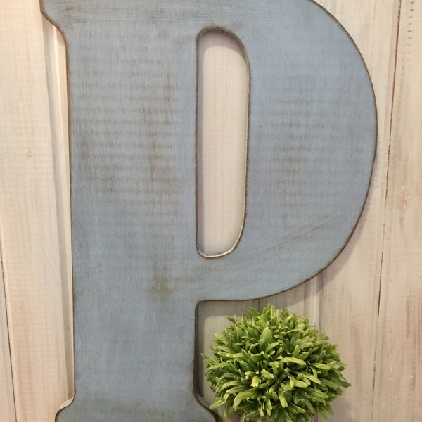 Wooden Letter P - Etsy