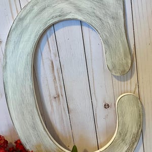 18 Inch Letter C in Soft White ~ 18 Inch Letter ~ Cottage Chic and ...