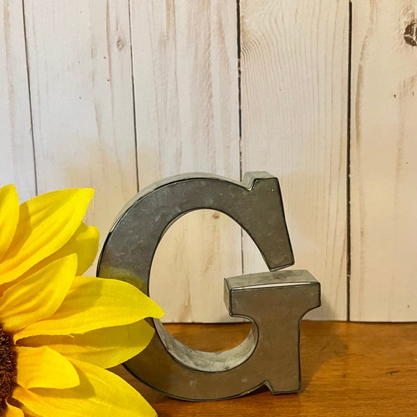 Metal Letter G - Etsy